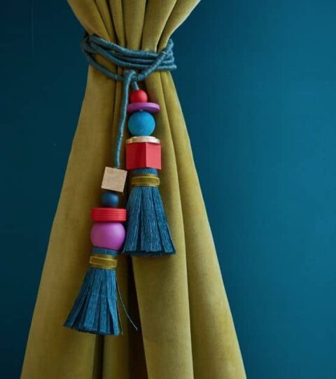 18 DIY Curtain Tie Back Ideas + How to Make Them | Mama and More