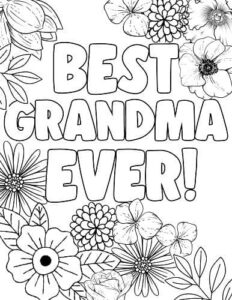 37 Mother’s Day Coloring Pages for Kids & Adults | Mama and More