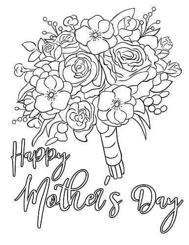 37 Mother’s Day Coloring Pages for Kids & Adults | Mama and More