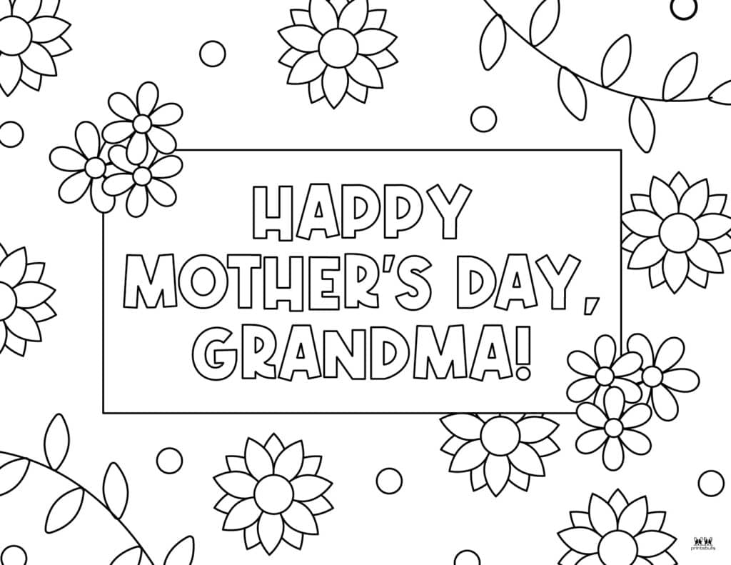 37 Mother’s Day Coloring Pages for Kids & Adults | Mama and More