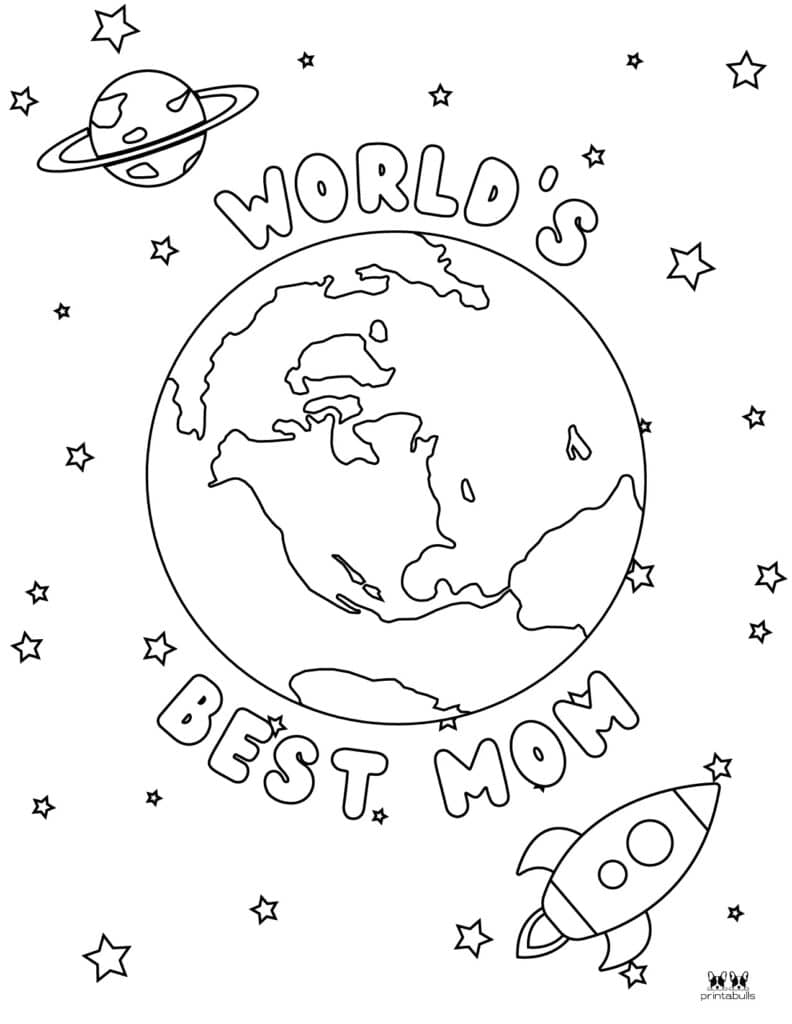37 Mother’s Day Coloring Pages for Kids & Adults | Mama and More